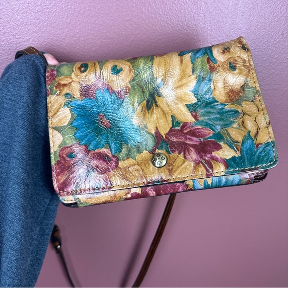 Patricia Nash | Bags | Patricia Nash Leather Floral Design Spring Multi ...